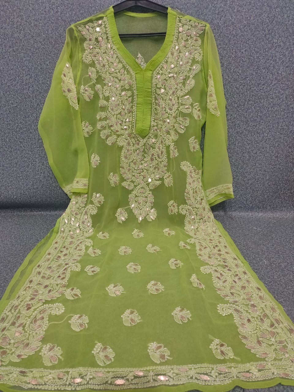 Lucknowi Chikankari Kurti - Shop online women fashion, indo-western ...