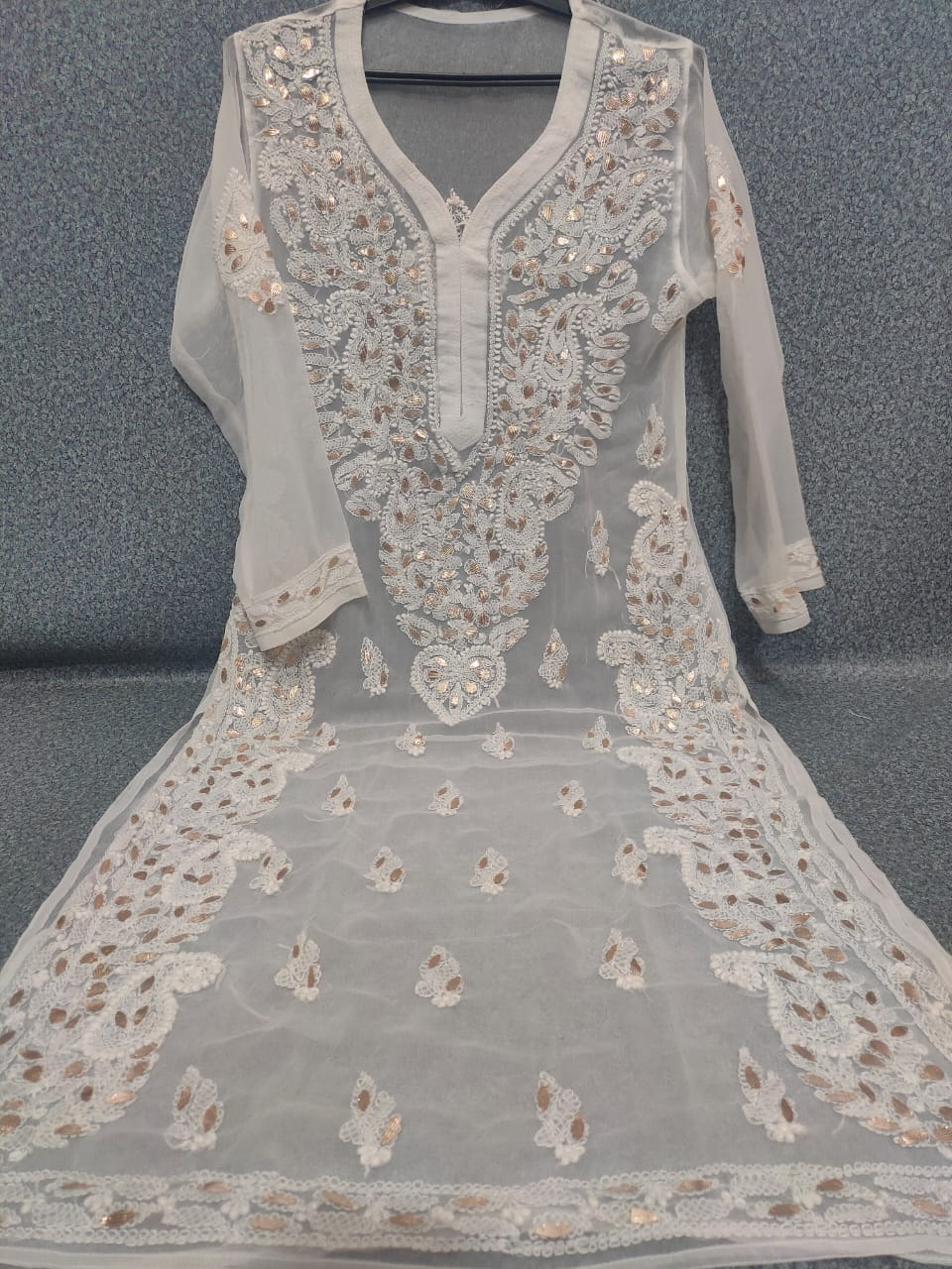 Lucknowi Chikankari Kurti - Shop online women fashion, indo-western ...