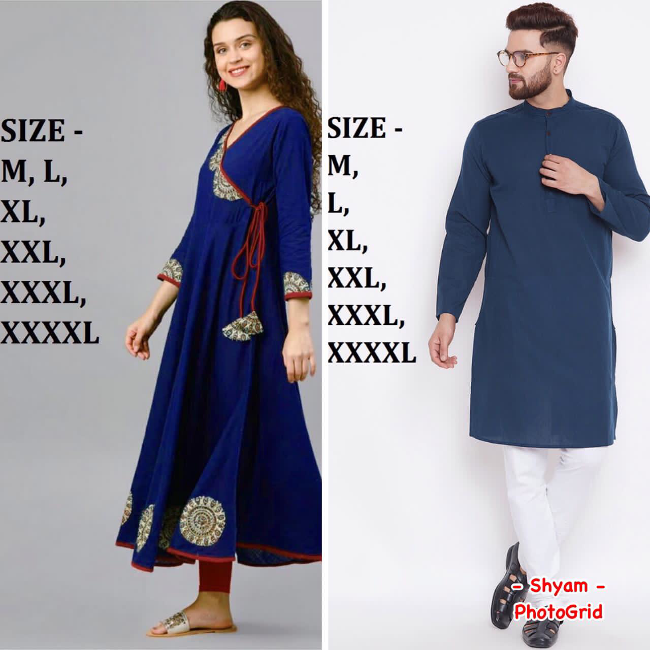 Couple Combo Dress Online - Shop online women fashion, indo-western ...